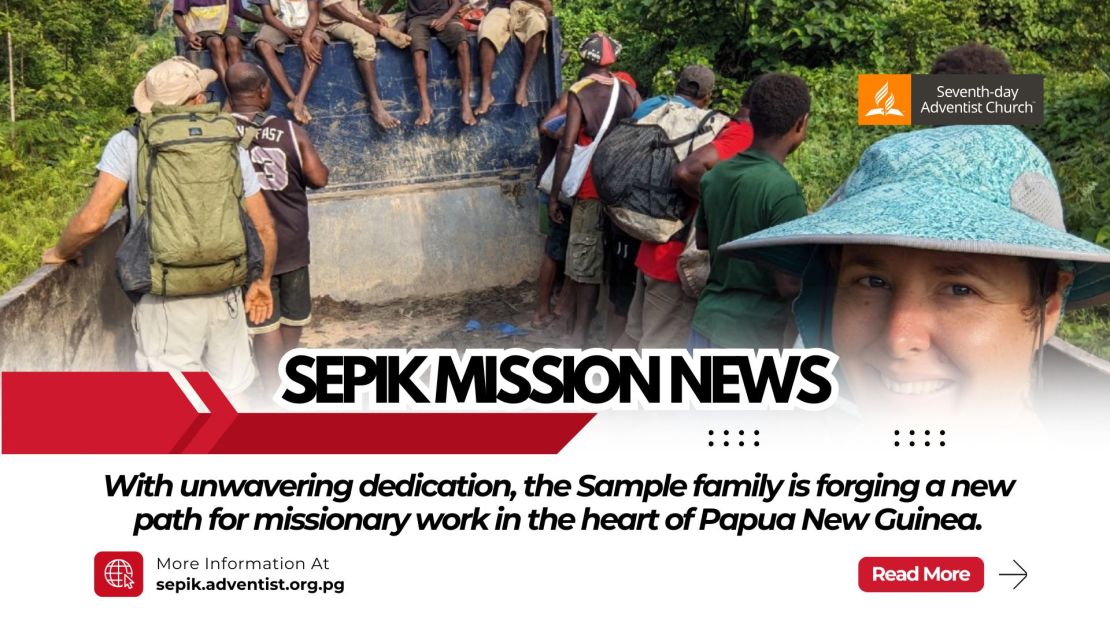 Missionary Family Eagerly Prepares for New Arrivals in Ama - Sepik Mission