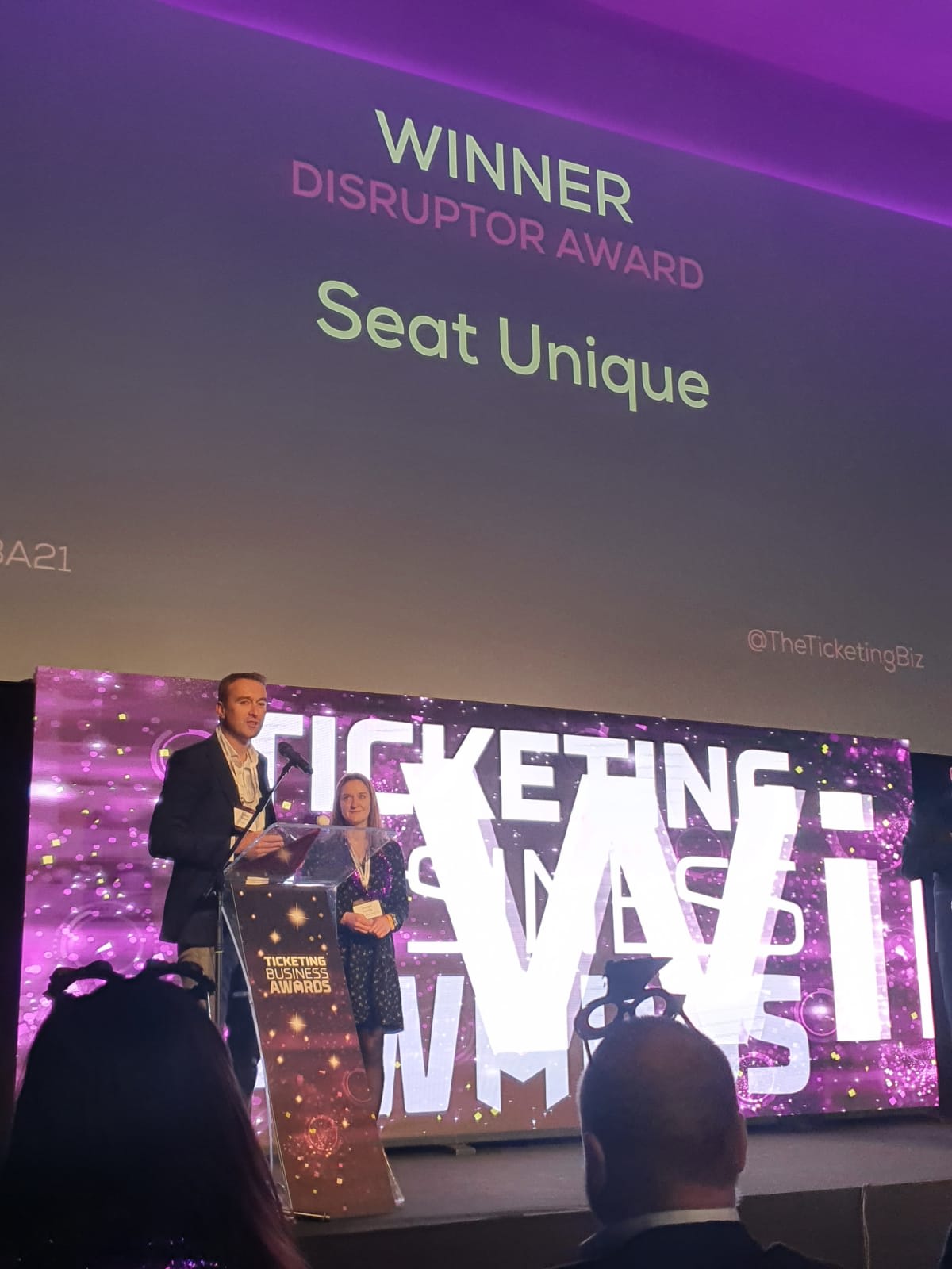 Seat Unique Shortlisted for The Ticketing Business Awards 23