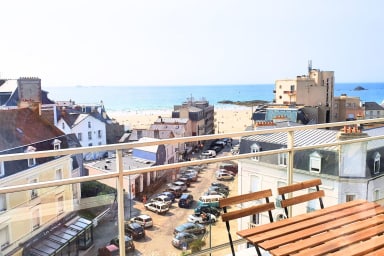 Bright Apt With Balcony, Panoramic View. - Saint-Malo