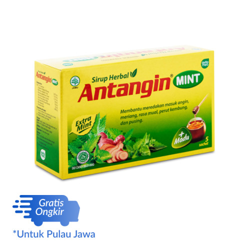 Antangin Mint Madu Sirup Herbal 5 Sachet 15 ml - Manfaat, Kandungan ...