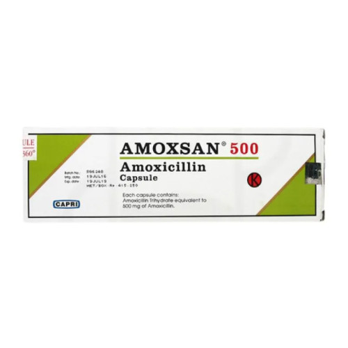 Amoxsan 250 mg 10 Kapsul - Manfaat, Kandungan, Dosis, dan Efek Samping