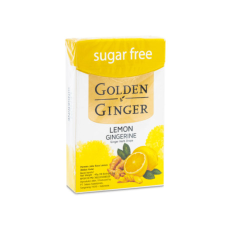 Golden Ginger Lemon Gingerine 45 gr - Alodokter Shop