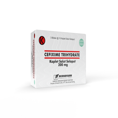 Cefixime 200 mg 10 Kapsul Infion - Manfaat, Kandungan, Dosis, dan Efek Samping