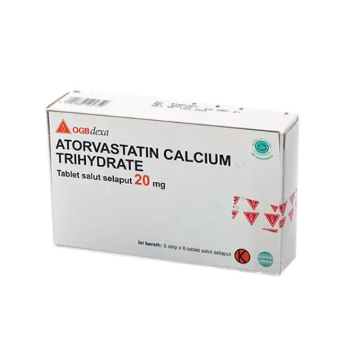 Atorvastatin 20 Mg 6 Tablet Dexa - Alodokter Shop