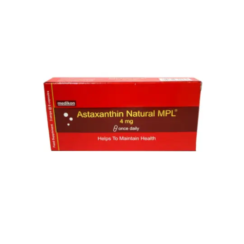 Astaxanthin 4 mg 6 Tablet MPL - Manfaat, Kandungan, Dosis, dan Efek Samping
