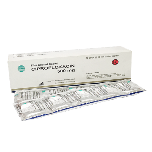Ciprofloxacin 500 mg 10 Tablet - Alodokter Shop