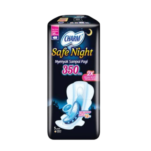 Charm Safe Night Wing 35 Cm 5 Pads - Alodokter Shop