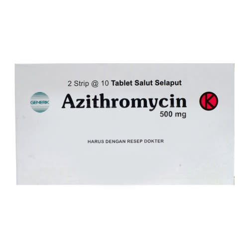 Azithromycin 500 mg 3 Kaplet Novell - Alodokter Shop