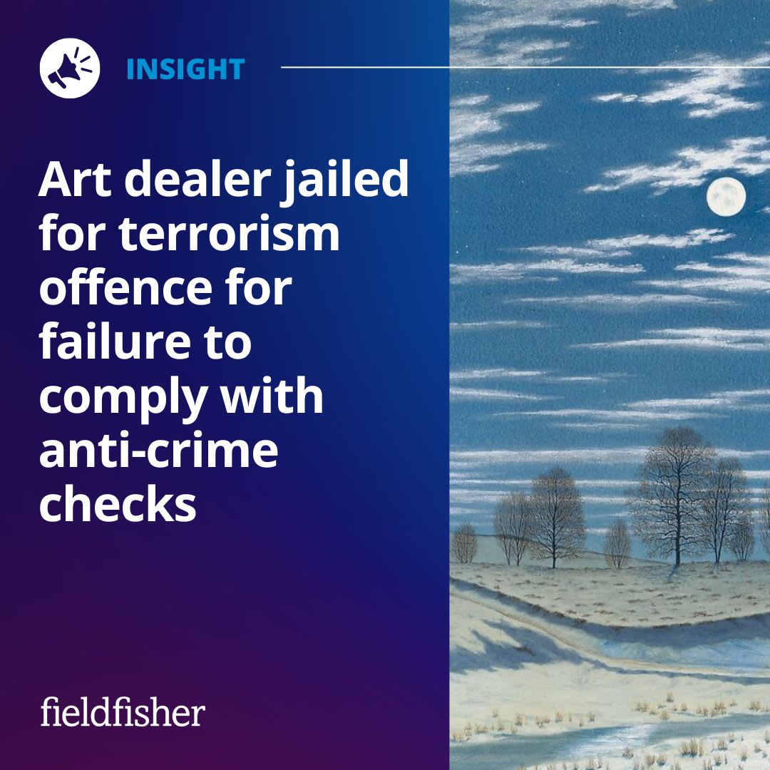 Art dealer jailed for terrorism offence for failure to comply with anti ...
