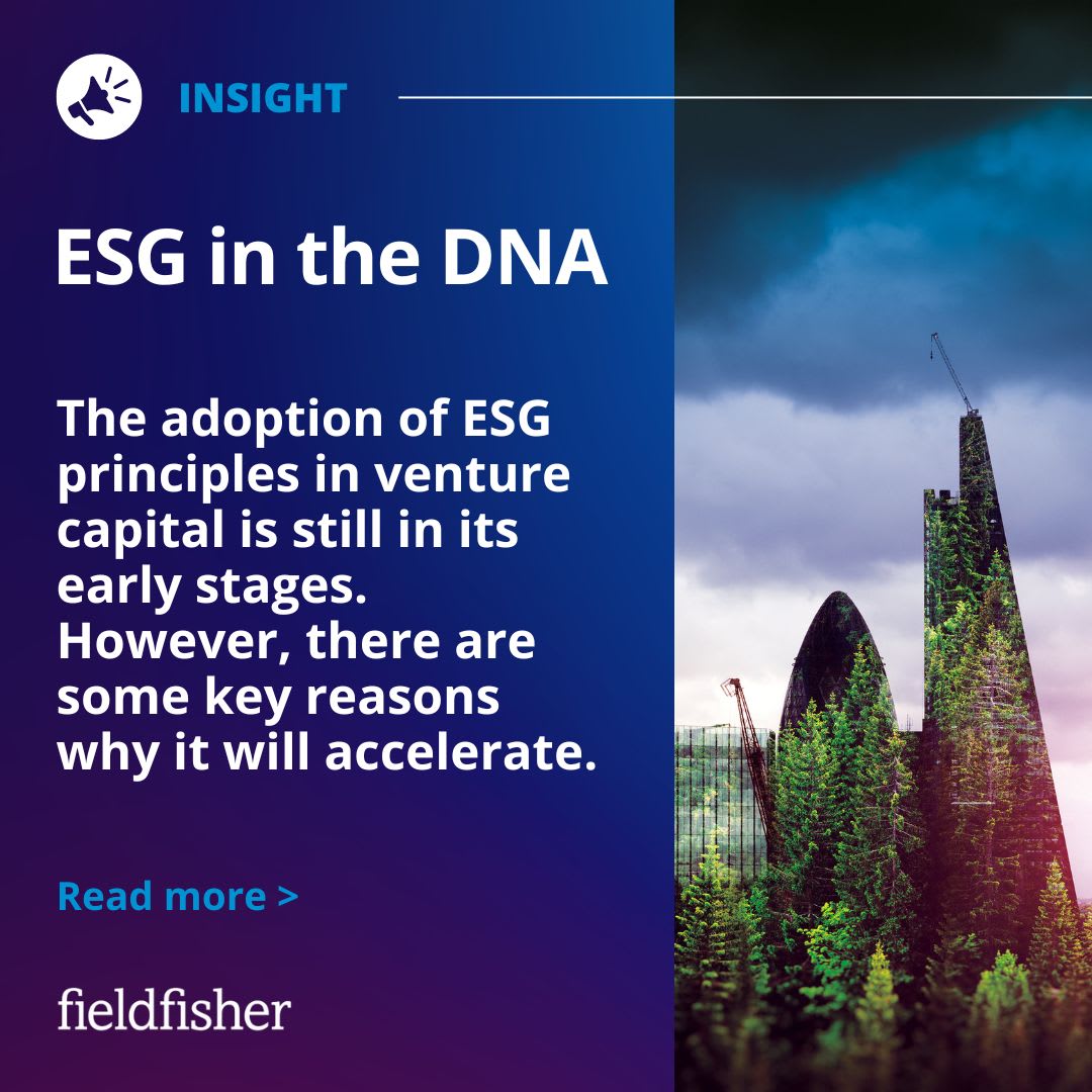 ESG in the DNA | Fieldfisher