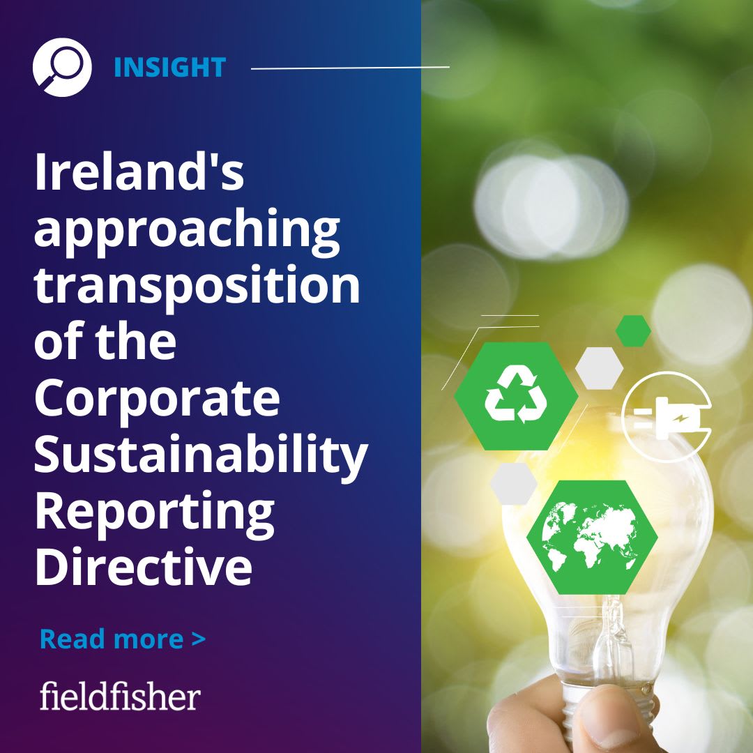 Ireland's approaching transposition of the Corporate Sustainability ...