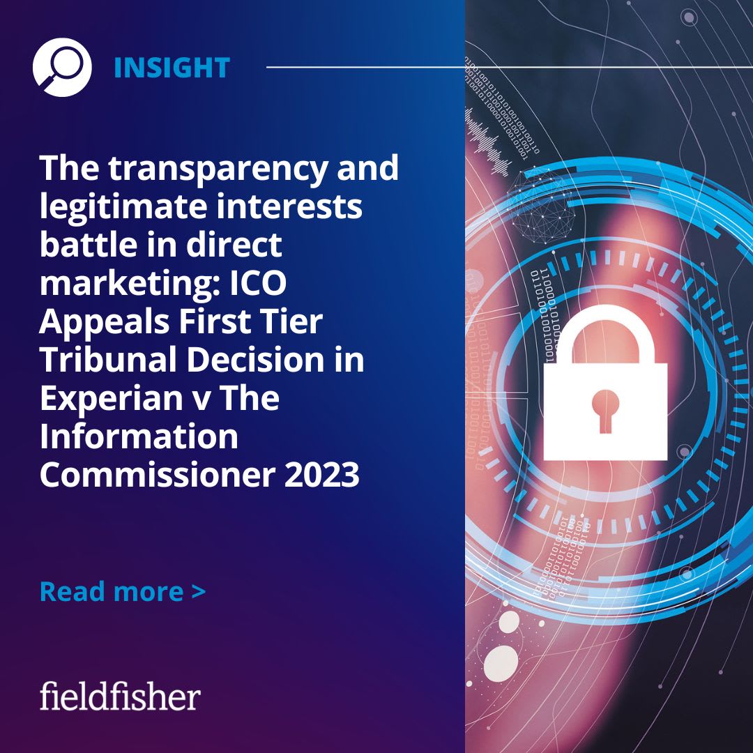 The transparency and legitimate interests battle in direct marketing ...