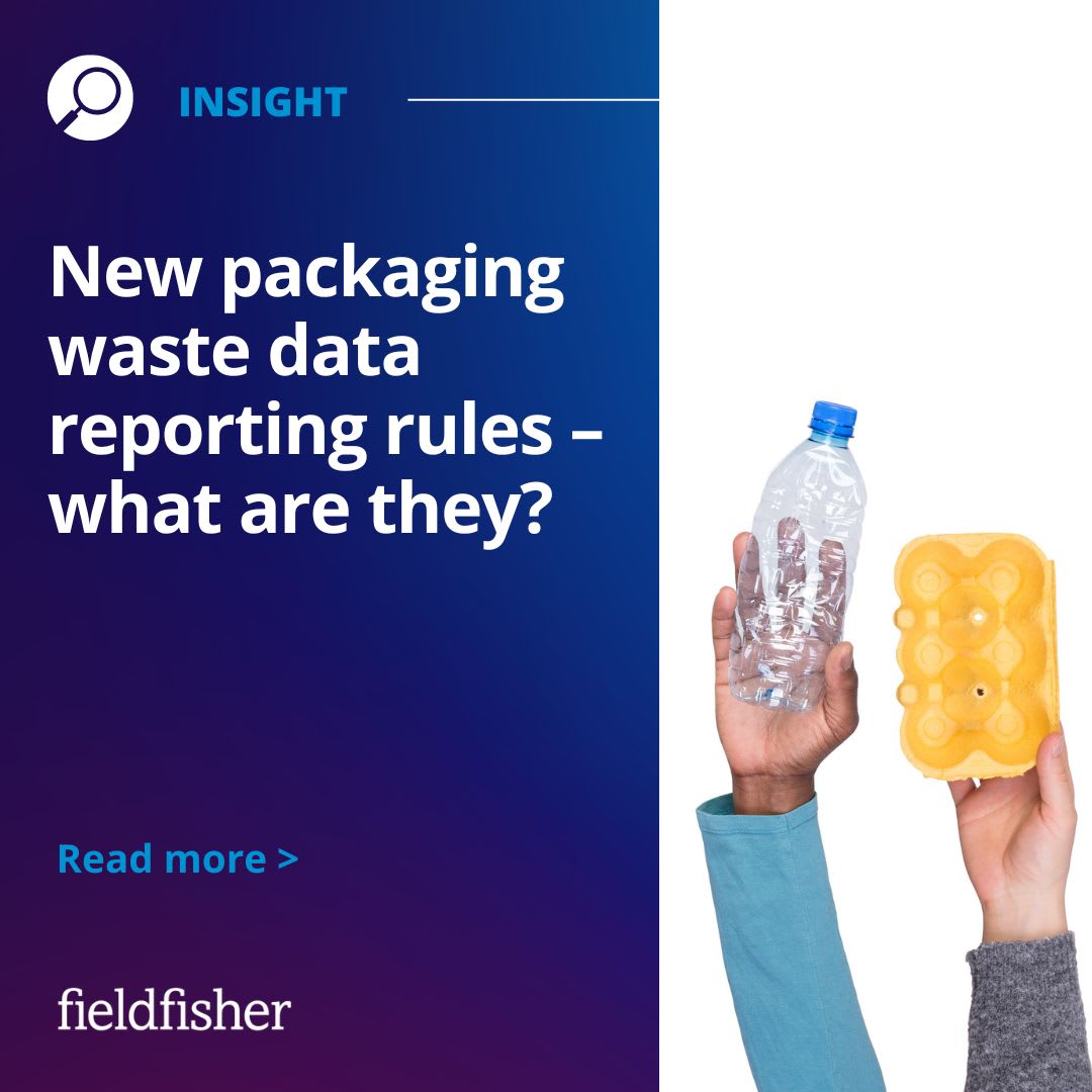 New packaging waste data reporting rules – what are they? | Fieldfisher