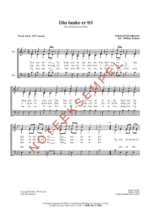 Din tanke er fri - SAB | Notebutikken