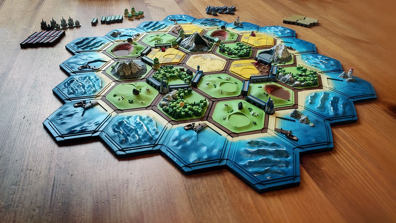 From Print To Play A 3D Printed And Handpainted Settlers Of Catan From Print To Play A 3D Printed And Handpainted Settlers Of Catan