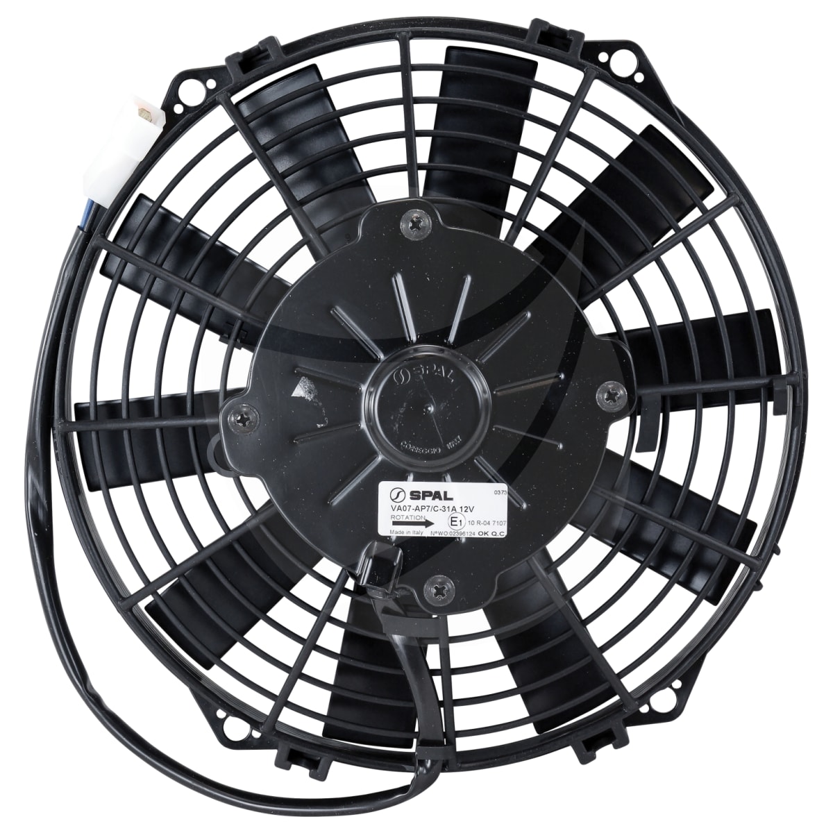 FAN, CONDENSER, SPAL, 12V, 225MM (9 INCH), PULLER, STRAIGHT BLADE ...