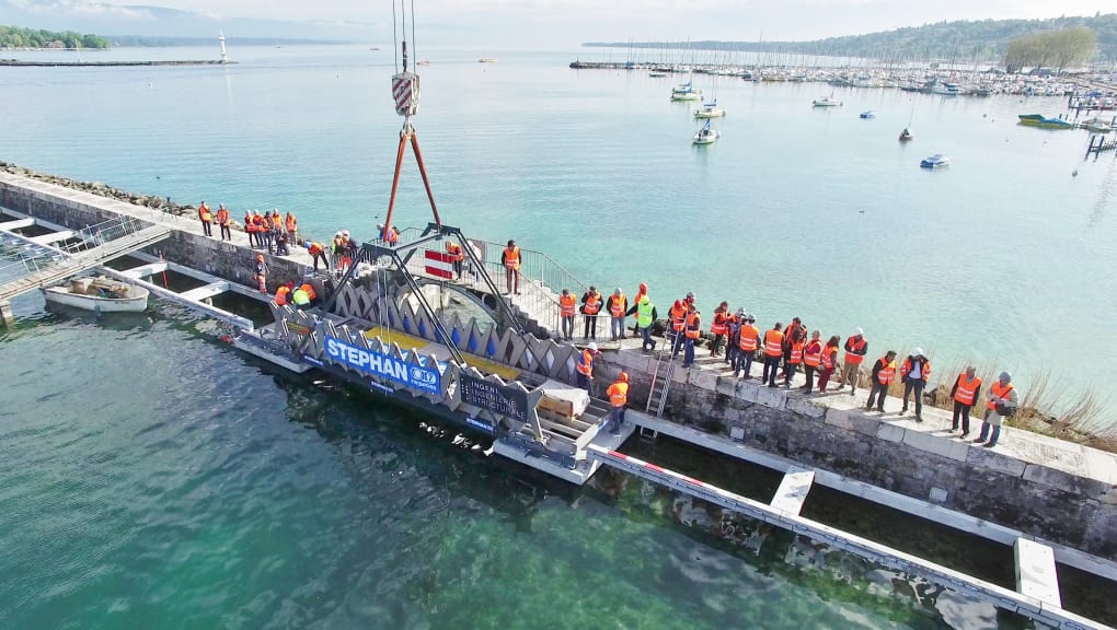 The new mobile walkway of Geneva's Jet d'Eau - The Institution of ...