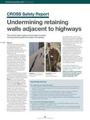 CROSS Safety Report: Undermining retaining walls adjacent to highways ...
