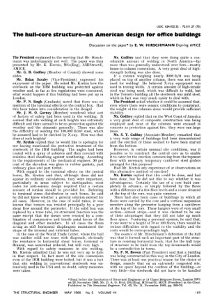 The Hull-Core Structure - an American Design for Office Buildings ...