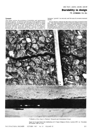 Durability in Design - The Institution of Structural Engineers