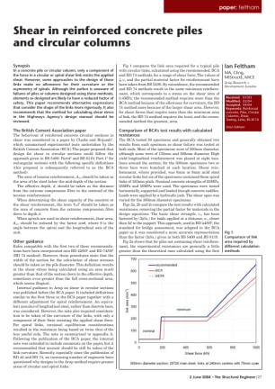 Shear in reinforced concrete piles and circular columns - The ...