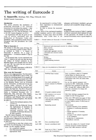 The Writing of Eurocode 2 - The Institution of Structural Engineers