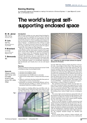 The World's largest self-supporting enclosed space - The Institution of ...