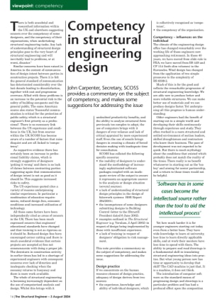Competency in structural engineering design - The Institution of ...