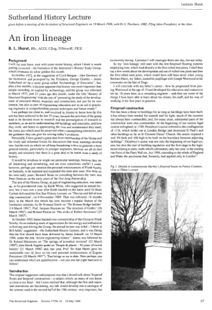 Sutherland History Lecture. An Iron Lineage - The Institution of ...