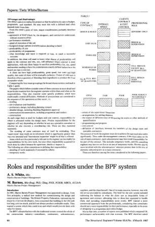 Roles and Responsibilities Under the BPF System - The Institution of ...