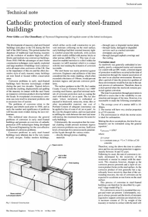 Cathodic Protection of Early Steel-Framed Buildings - The Institution ...