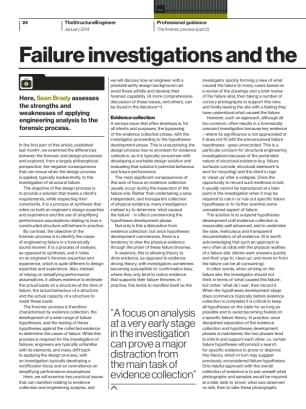 Failure investigations and the forensic process (part 2) - The ...