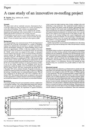 A Case Study of an Innovative Re-Roofing Project - The Institution of ...