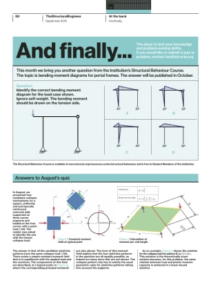 And finally... (September 2016) - The Institution of Structural Engineers