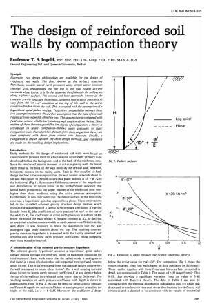 The Design of Reinforced Soil Walls by Compaction Theory - The ...