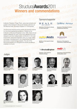 Structural Awards 2011 - Winners and commendations - The Institution of ...