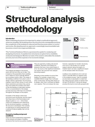 Technical Guidance Note (Level 1, No. 14): Structural analysis ...