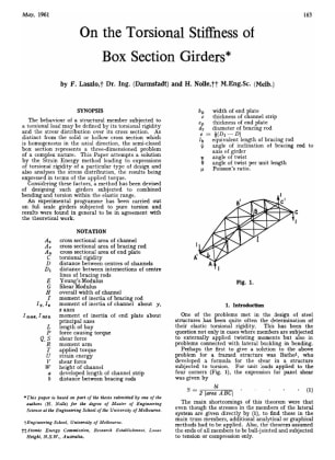 On the Torsional Stiffness of Box Section Girders - The Institution of ...
