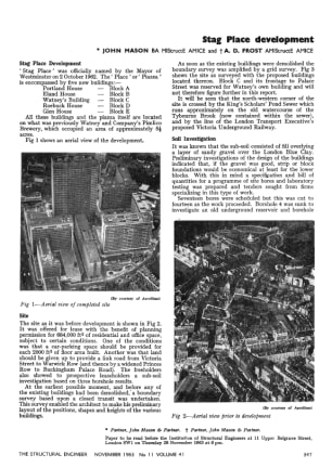 Stag Place development - The Institution of Structural Engineers