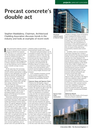 Precast concrete's double act - The Institution of Structural Engineers