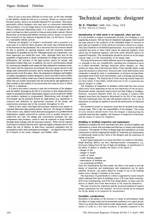 Technical Aspects: Designer - The Institution of Structural Engineers