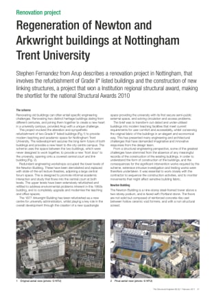 Regeneration of Newton and Arkwright buildings at Nottingham Trent ...
