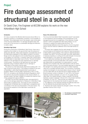 Fire damage assessment of structural steel in a school - The ...