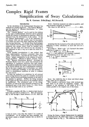 Complex Rigid FramesSimplification Sway Calculations - The Institution ...