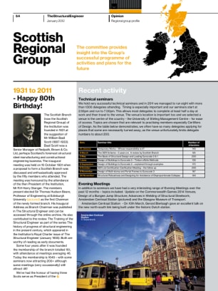 Regional Group Profile (Scotland) - The Institution of Structural Engineers
