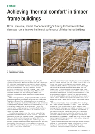 Achieving 'thermal comfort' in timber - The Institution of Structural ...