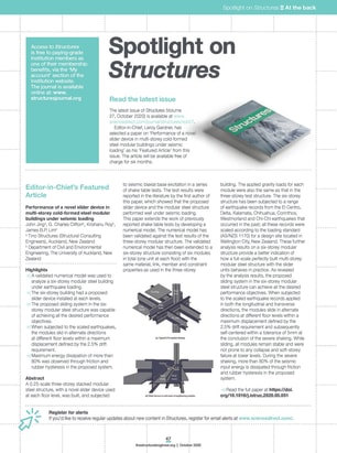 Spotlight on Structures (October 2020) - The Institution of Structural ...