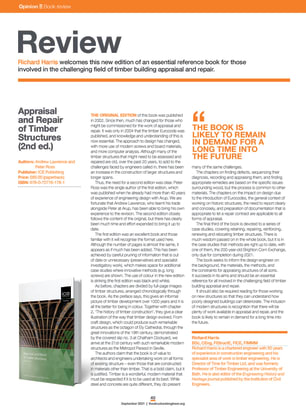 Book review: Appraisal and Repair of Timber Structures (2nd ed.) - The ...