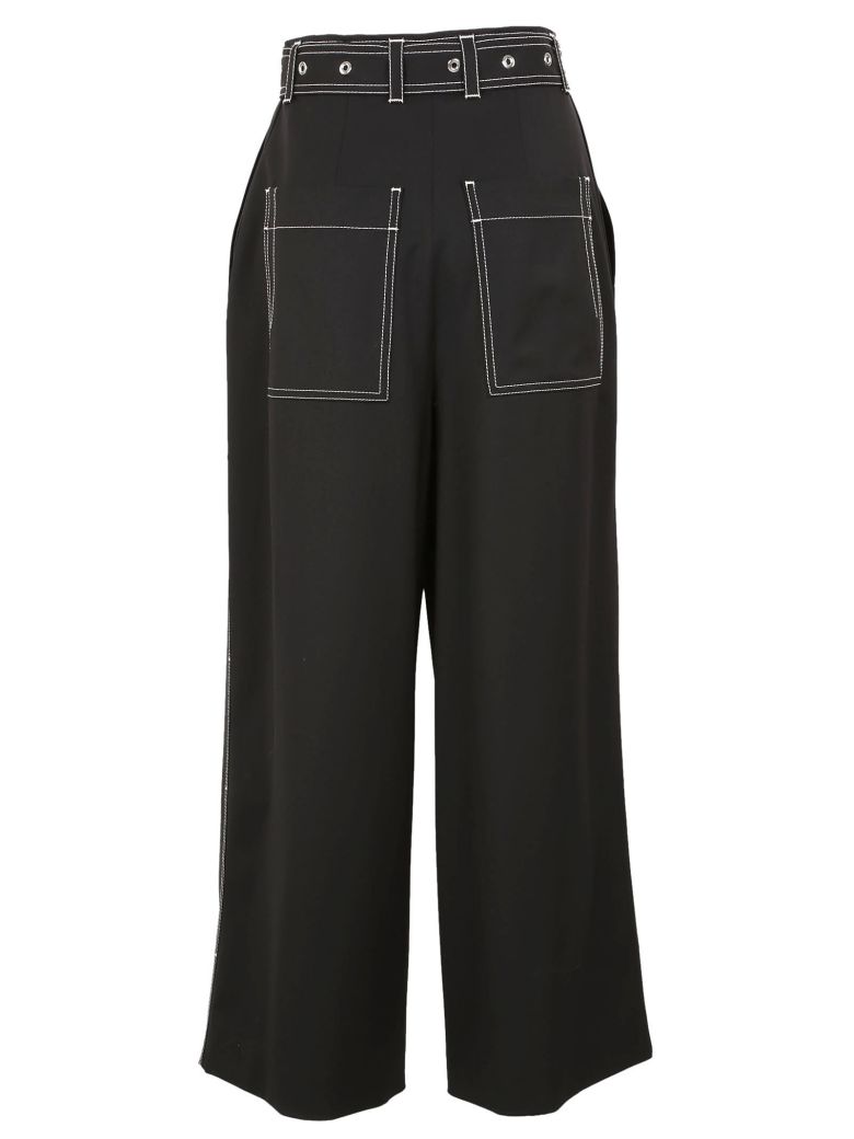 PROENZA SCHOULER Cropped Trousers in Black | ModeSens