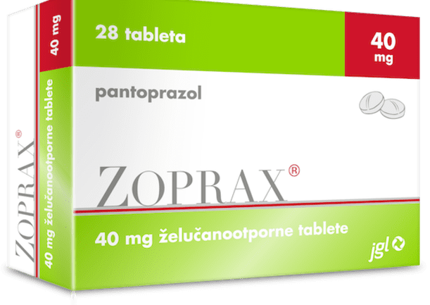 Zoprax 40 mg gastro-resistant tablets - JGL